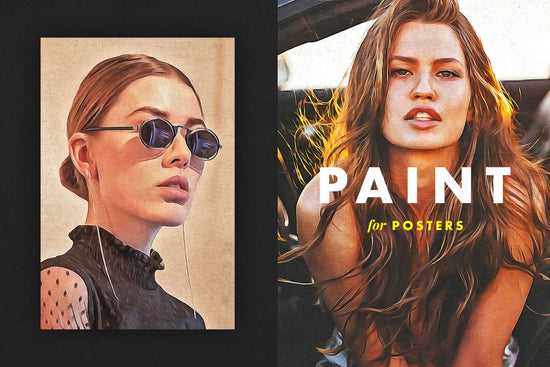 25 Fabulous Poster + Portrait Photoshop Templates Bundle – Photoboto