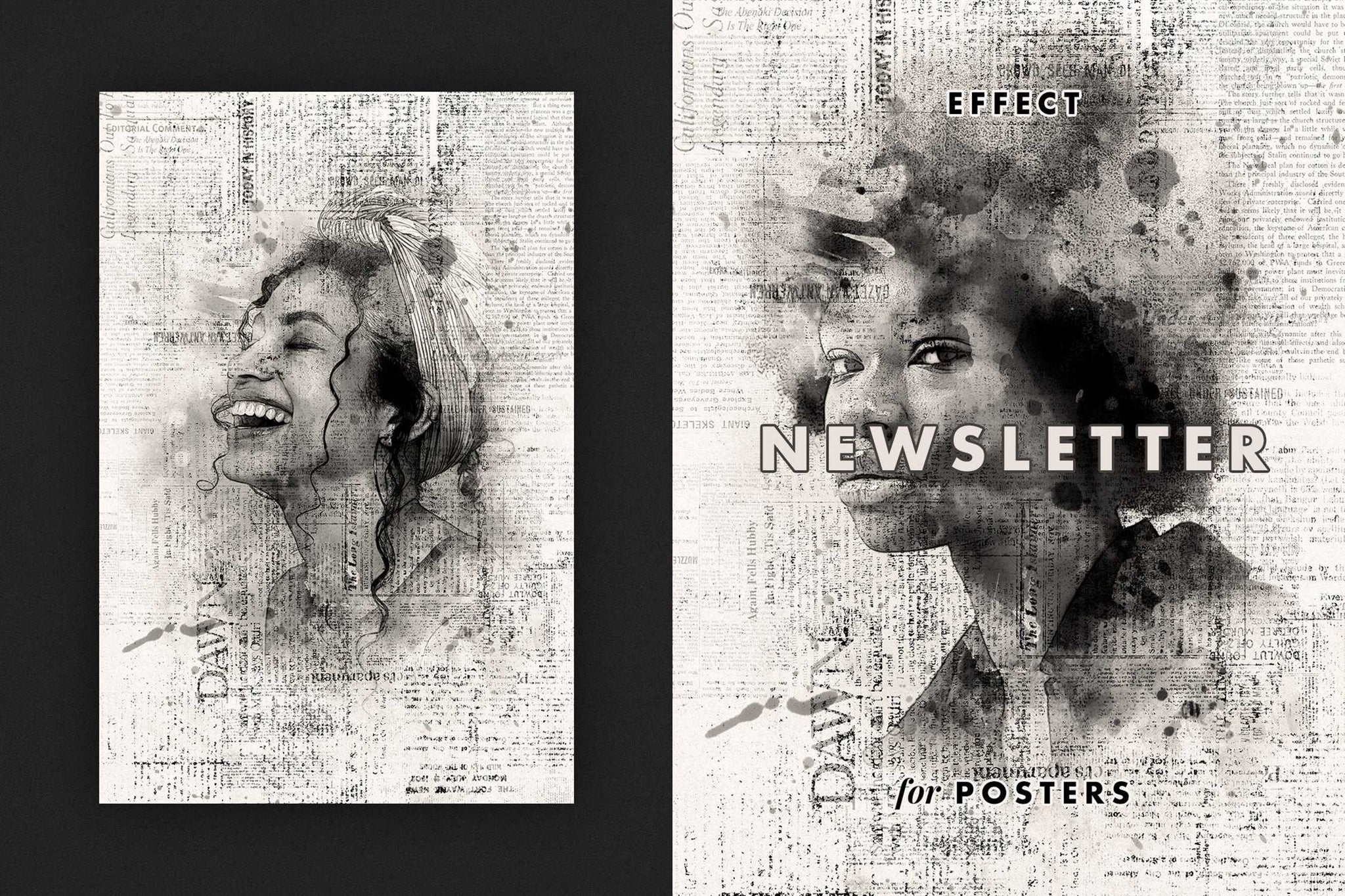 25 Fabulous Poster + Portrait Photoshop Templates Bundle – Photoboto