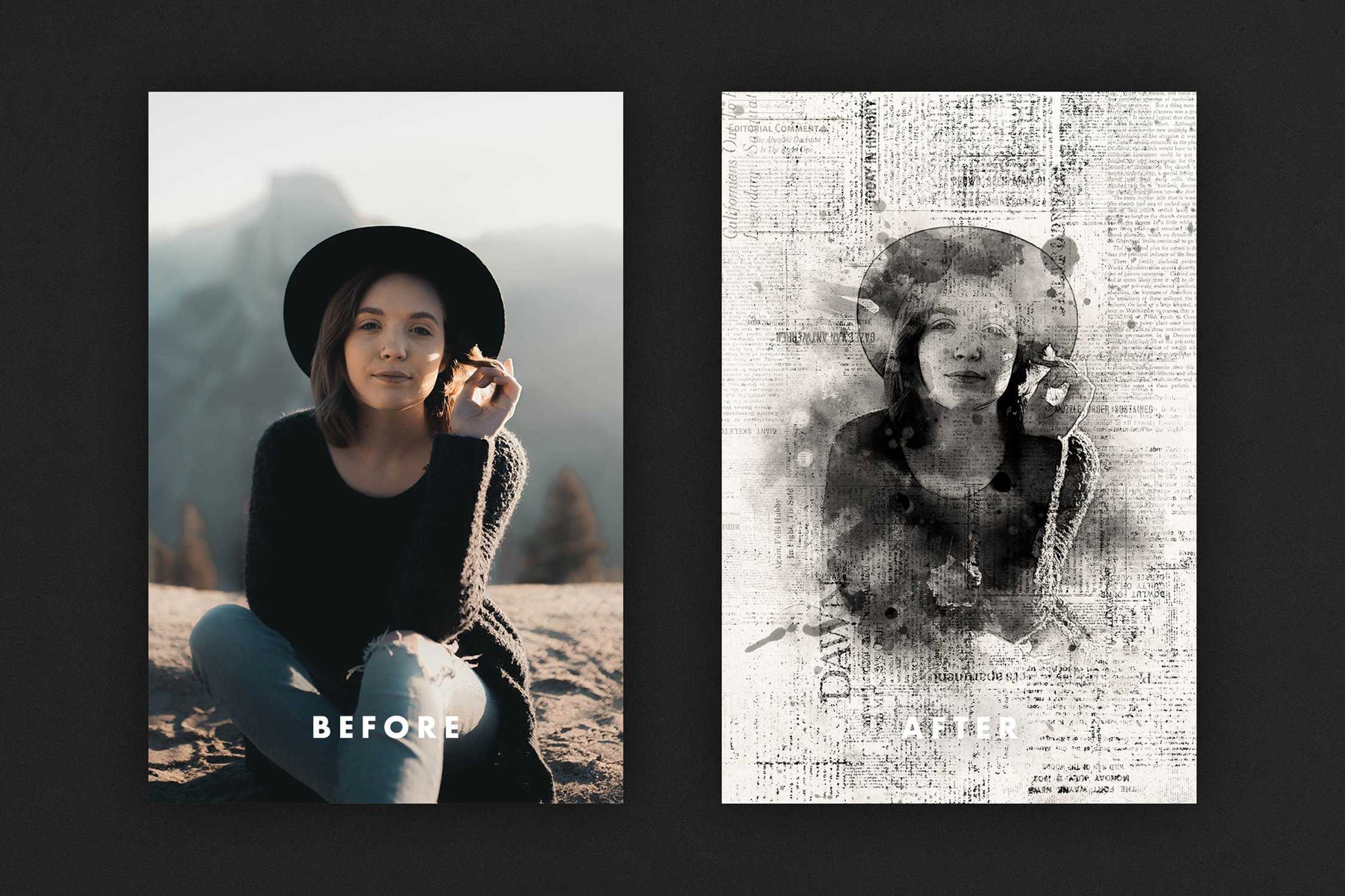 25 Fabulous Poster + Portrait Photoshop Templates Bundle – Photoboto