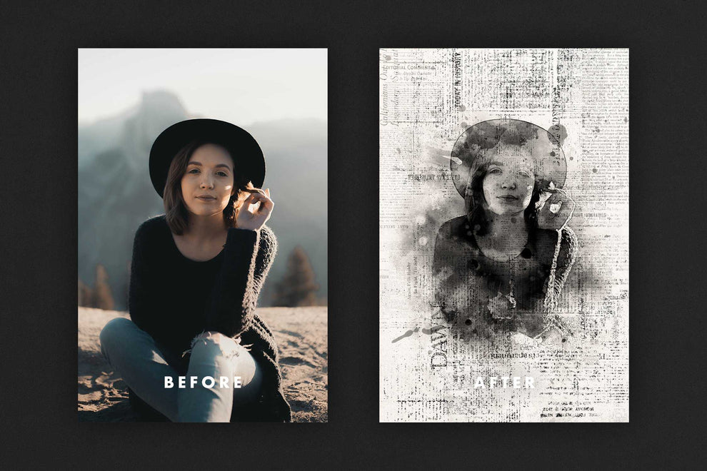 25 Fabulous Poster + Portrait Photoshop Templates Bundle – Photoboto