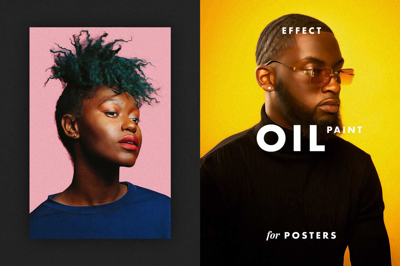 25 Fabulous Poster + Portrait Photoshop Templates Bundle – Photoboto